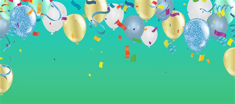 빛나는 화려한 풍선과 생일 축하 추상적 인 배경 파티 프리젠 테이션 판매 기념일 및 보케 요소가있는 클럽 디자인 해피 배너 벡터 일러스트 레이 션 3차원 형태에 대한 스톡