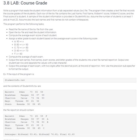Write A Program That Reads The Student Information