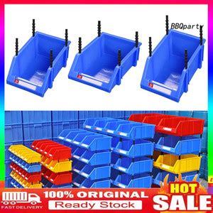 Jual Stackable Plastic Small Parts Container Box Shelf Screw Storage Bin Jakarta Barat