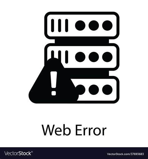 Server Error Royalty Free Vector Image VectorStock