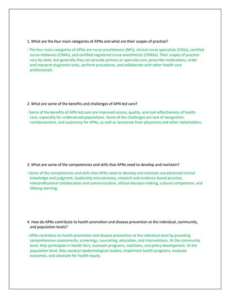 Solution Nsg 5000 Role Of The Advanced Practice Nurse Completed Exam