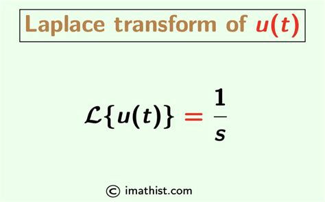 Laplace Transform Of Unit Step Function L U T Imath