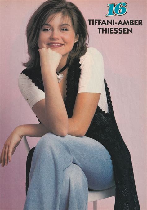 Tiffani Amber Thiessen Jake Patellis Teen Magazine Pinup Jean Jacket 16