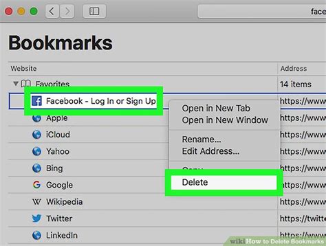 Easy Ways To Delete Bookmarks With Pictures WikiHow