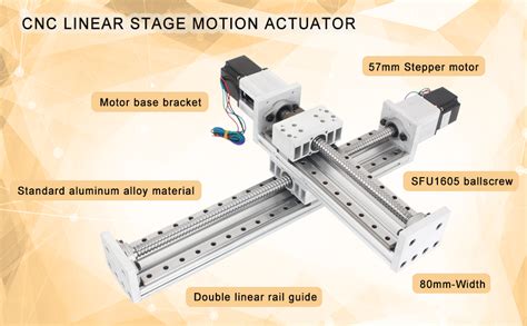 Rattmmotor Zbx80 500mm Stroke Cnc Linear Stage Motion Actuator X Y Z