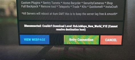 Couldnt Join Modded Server R Playrust