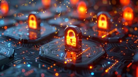 Premium Photo Data Protection And Cyber Security Concept Digital Cyber Background Hightech