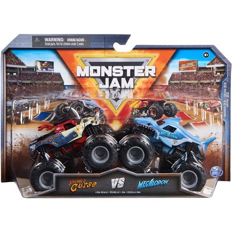 Monster Jam Die Cast Trucks Scale 164 Pirates Curse Vs Megalodon