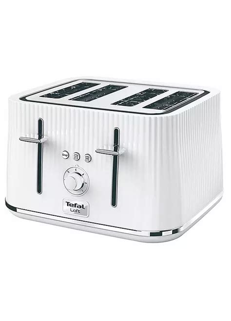 Tefal Loft 4 Slice Toaster White Freemans