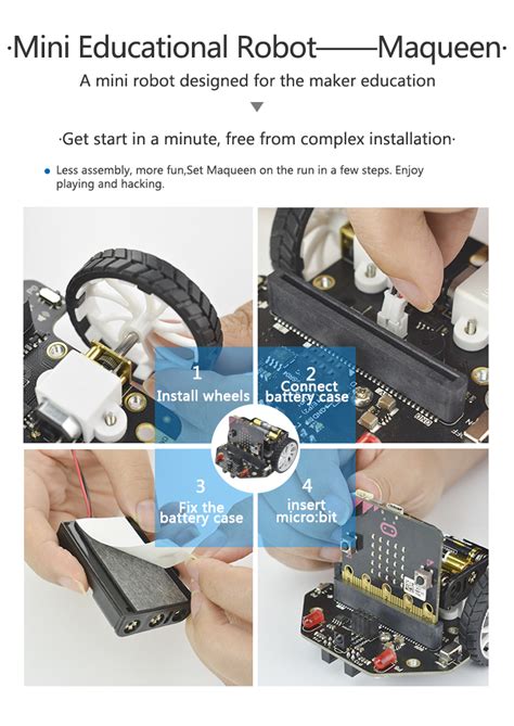 Micro Maqueen Microbit Robot Platform Dfrobot Rob0148 Core Electronics Australia