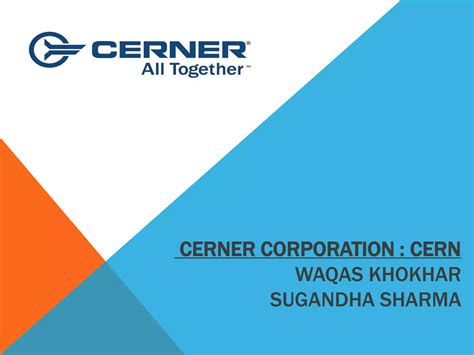 Cerner Corporation Pptx Healthcare Industry Industries