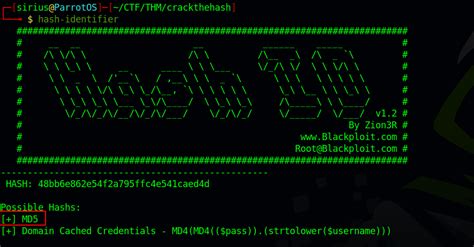 Tryhackme Crack The Hash Nasrallah