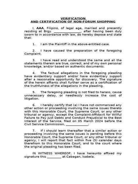 Verification With Pending Case Pdf