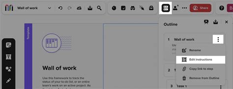 Add Instructions To A Murals Outline