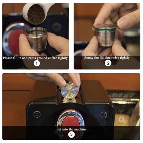 6 шт компл с фильтром для кофемашины Nespresso Нержавеющая сталь многоразового Кофе капсула