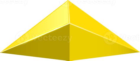 3d Render Yellow Arrow Pointer 11356702 Png