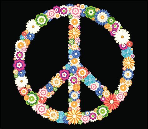 11300 Peace Sign Flowers Stock Illustrations Royalty Free Vector