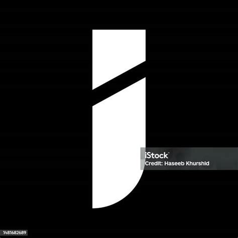 미니멀 J 로고 고급 배경에 J 문자의 아이콘입니다 Ji 모노그램 이니셜을 기반으로 한 로고 아이디어 전문적인 다양한 문자 기호와 배경에 Ij 로고 알파벳 I에 대한 스톡