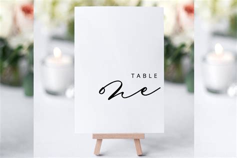 Printable Table Numbers Editable Table Numbers Template Etsy