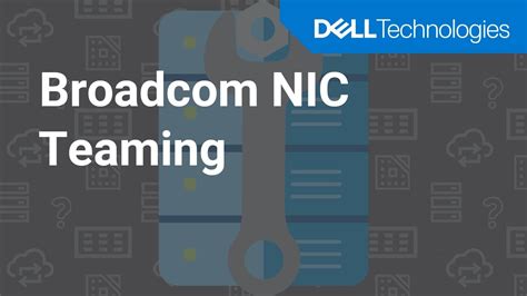 Broadcom Nic Teaming Youtube