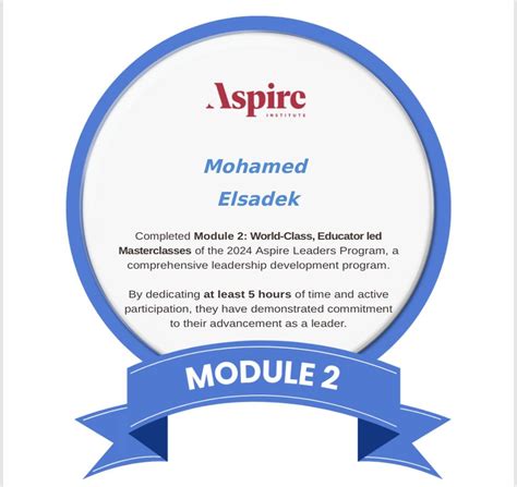 Mohamed El Sadek On Linkedin Leadership Aspireleadersprogram Achievement