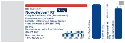 Novoseven Rt Package Insert Prescribing Information
