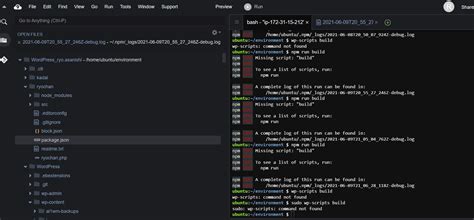 Npm Run Buildをターミナルに記入するとエラーが出る