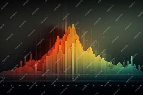 premium ai image histogram graph