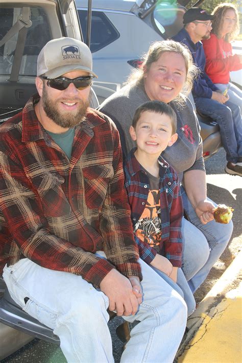 Brian Willis Mac Willis And Sara Willis Watch The Casar Christmas Parade Shelby Shopper