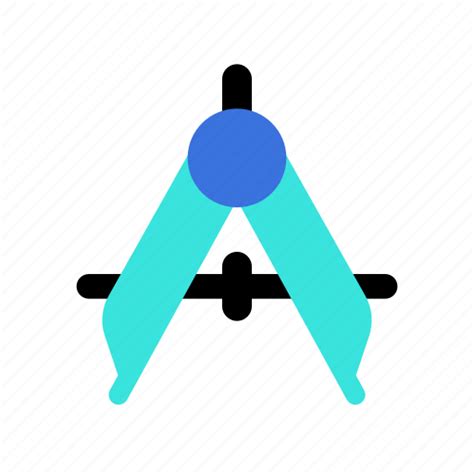 Compass Math Compasses Technical Drawing Tool Drafting Icon