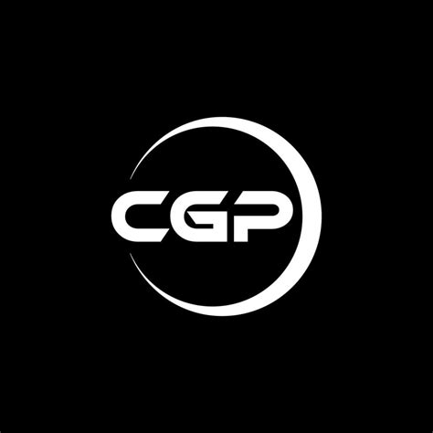 Cgp Letter Logo Design In Illustration Vector Logo Calligraphy Designs For Logo Poster