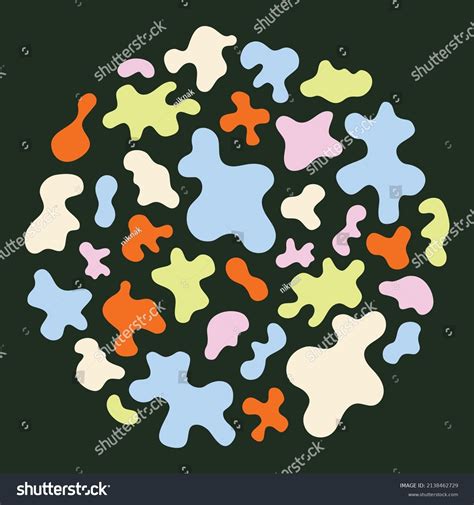 Colorful Freeform Organic Blob Shapes Stock Vector Royalty Free 2138462729 Shutterstock