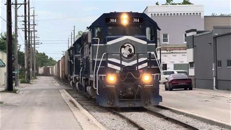 Lsrc 304 Lsrc 4304 And Lsrc 4306 Southbound In Alpena Mi On June 18th 2025 Youtube