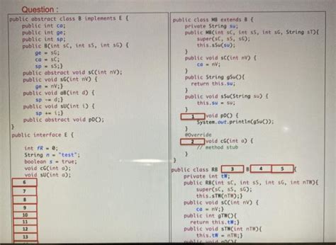 Solved Replace The Following Placeholders With Java Code
