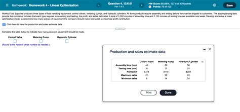 Solved Homework Homework 4 Linear Optimization Question
