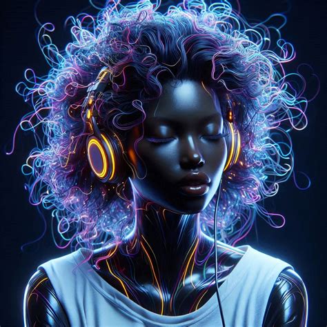 Ai产生的 女士 耳机 Pixabay上的免费图片