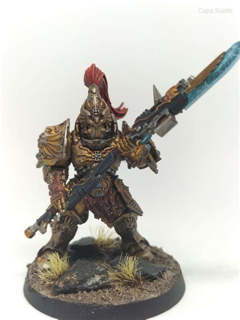 One More Custode Done Worked With Some More Drybrushing This Time R Adeptuscustodes