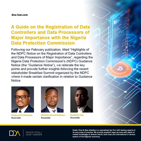 A Guide On The Registration Of Data Controllers And Data Processors Of Major Importance With The