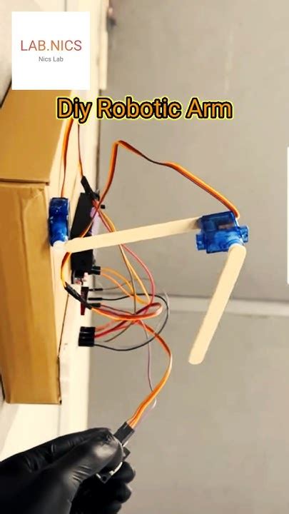 Simple Diy Robotic Arm Roboticarm Diyprojects Arduinoprojects Arduino Electronicsproject