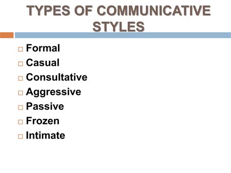 Communicative Styles Pdf Style And Fashion