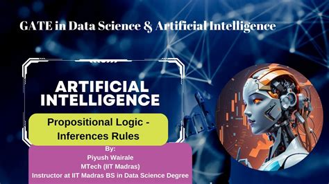 Propositional Logic Inference Rules Artificial Intelligence Gate Da 2024 Lecture 23 Youtube