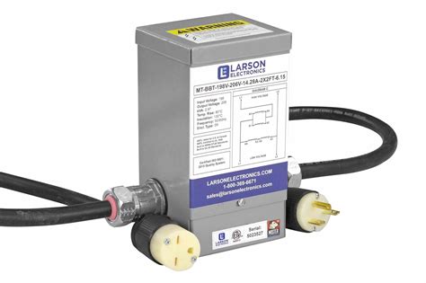 Larson Electronics 1 7 Kva Prewired Isolation Transformer 120v