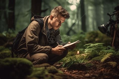 研究生态系统的生态学家拍摄图高清图片下载 正版图片600125745 摄图网