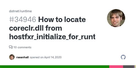 how to locate coreclr dll from hostfxr initialize for runtime config