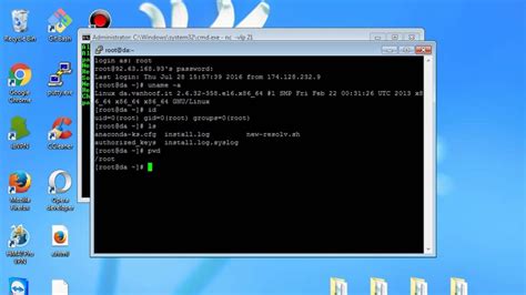 how to root server linux putty youtube