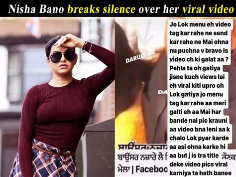 nisha bano speaks about her viral video faaltoo news