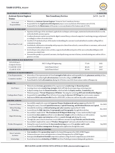 Assistant System Engineer Trainee Tata Consultancy Services Jul21 Jun22 Pdf Internet Of