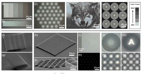 Grayscale Masks Based On Metal Oxidation By New Ge Ldw A E Sem Image