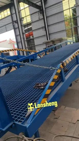 Lansheng 10ton Dock Ramp Loading Dock Ramp Mobile Load Ramp Mobile