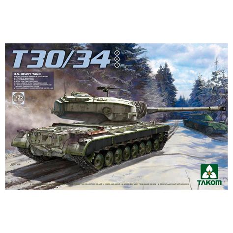 Buy 135 Us Heavy Tank T30 34 2 In 1 Online For5150€ Ak